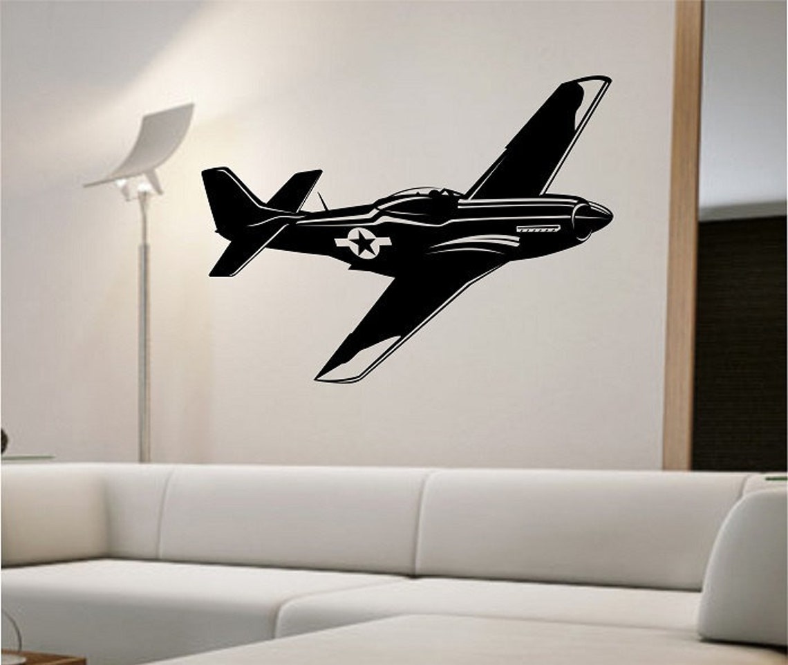 Fighter Jet Wall Decal Sticker Art Decor Bedroom Design Mural - Etsy