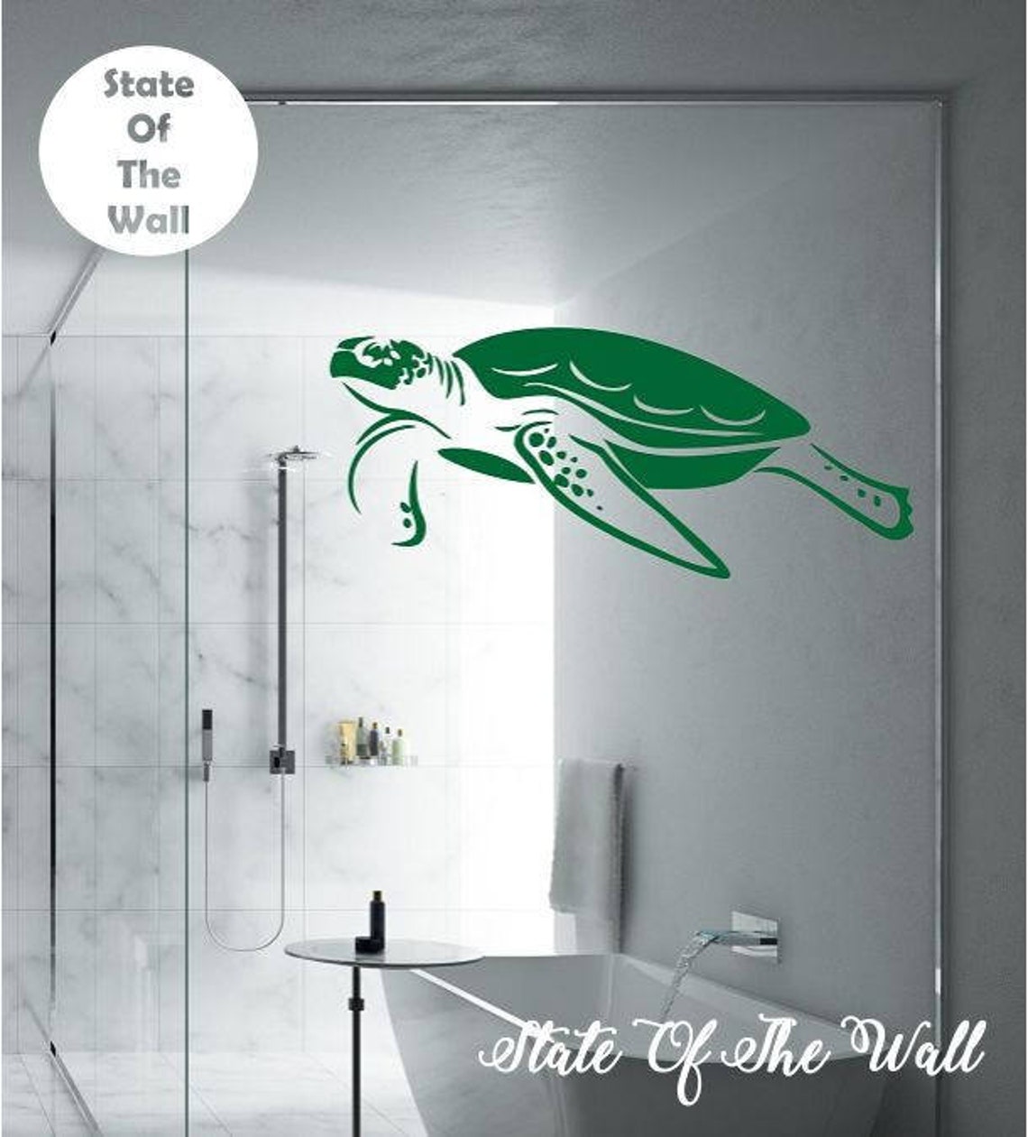 Sea Turtle Wall Decal Sticker Art Decor Bedroom Design Mural Vinyl ...