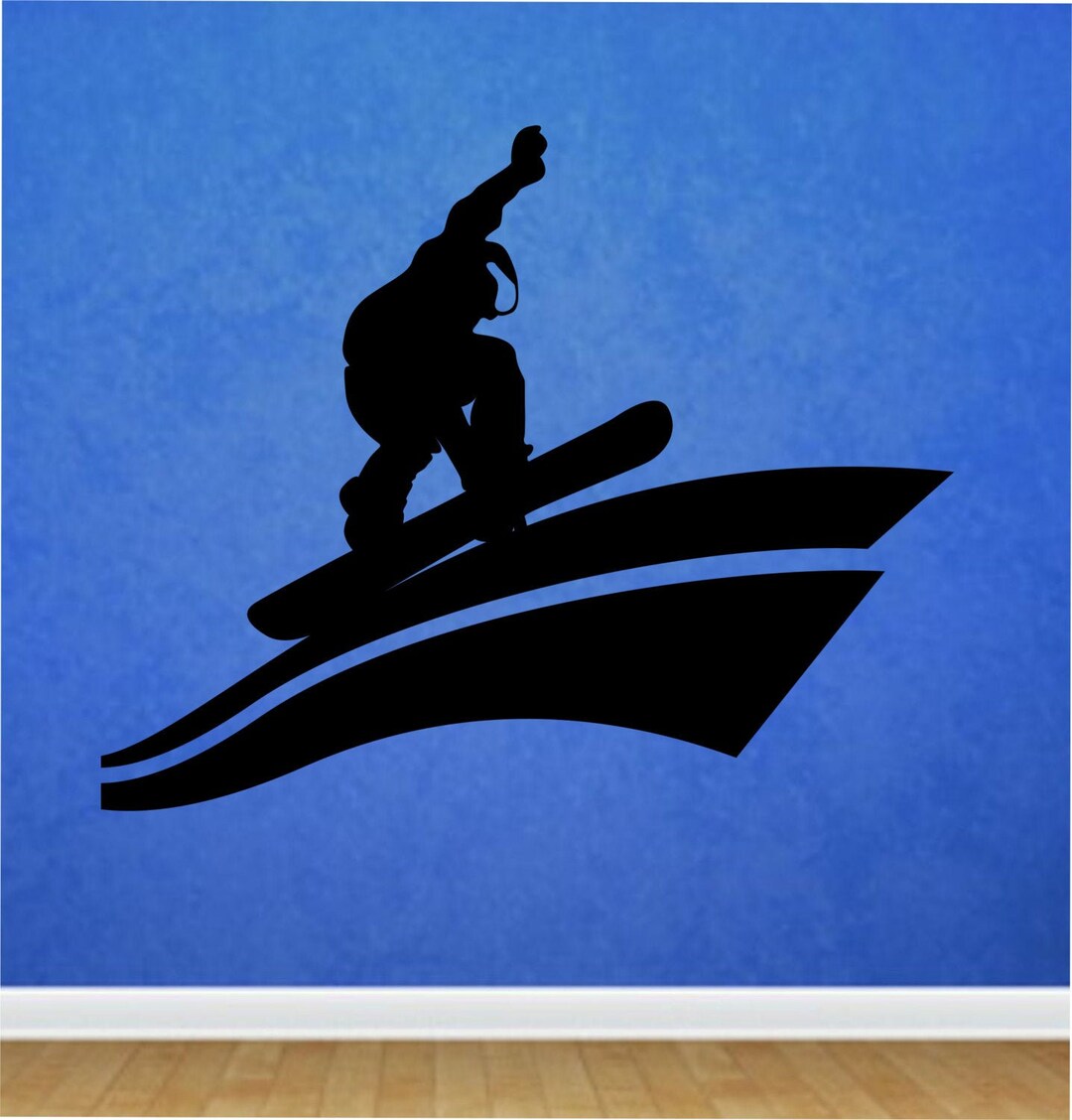 Snowboarder Wall Decal Vinyl Sticker Art Decor Bedroom Design Mural ...