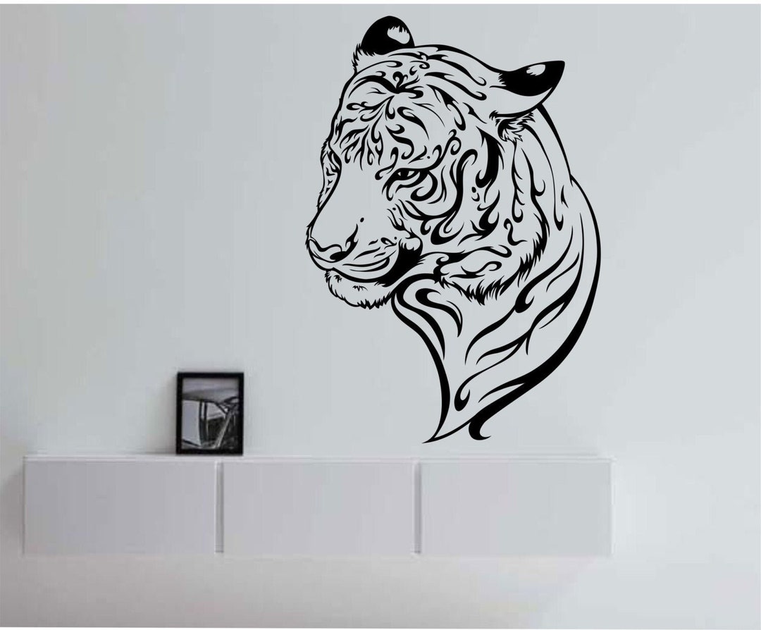 Tiger Version 103 Vinyl Wall Decal Sticker Art Decor Bedroom Design ...