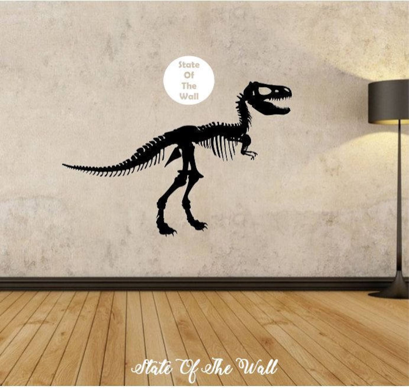 T-rex Wall Decal Dinosaur Sticker Art Decor Bedroom Design - Etsy