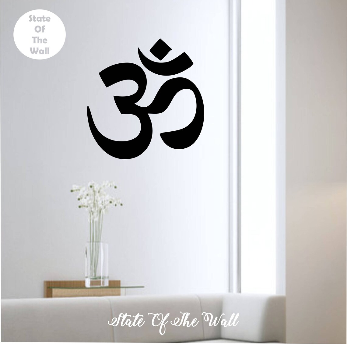 Om Wall Decal Sticker Art Decor Bedroom Design Mural Buddah - Etsy