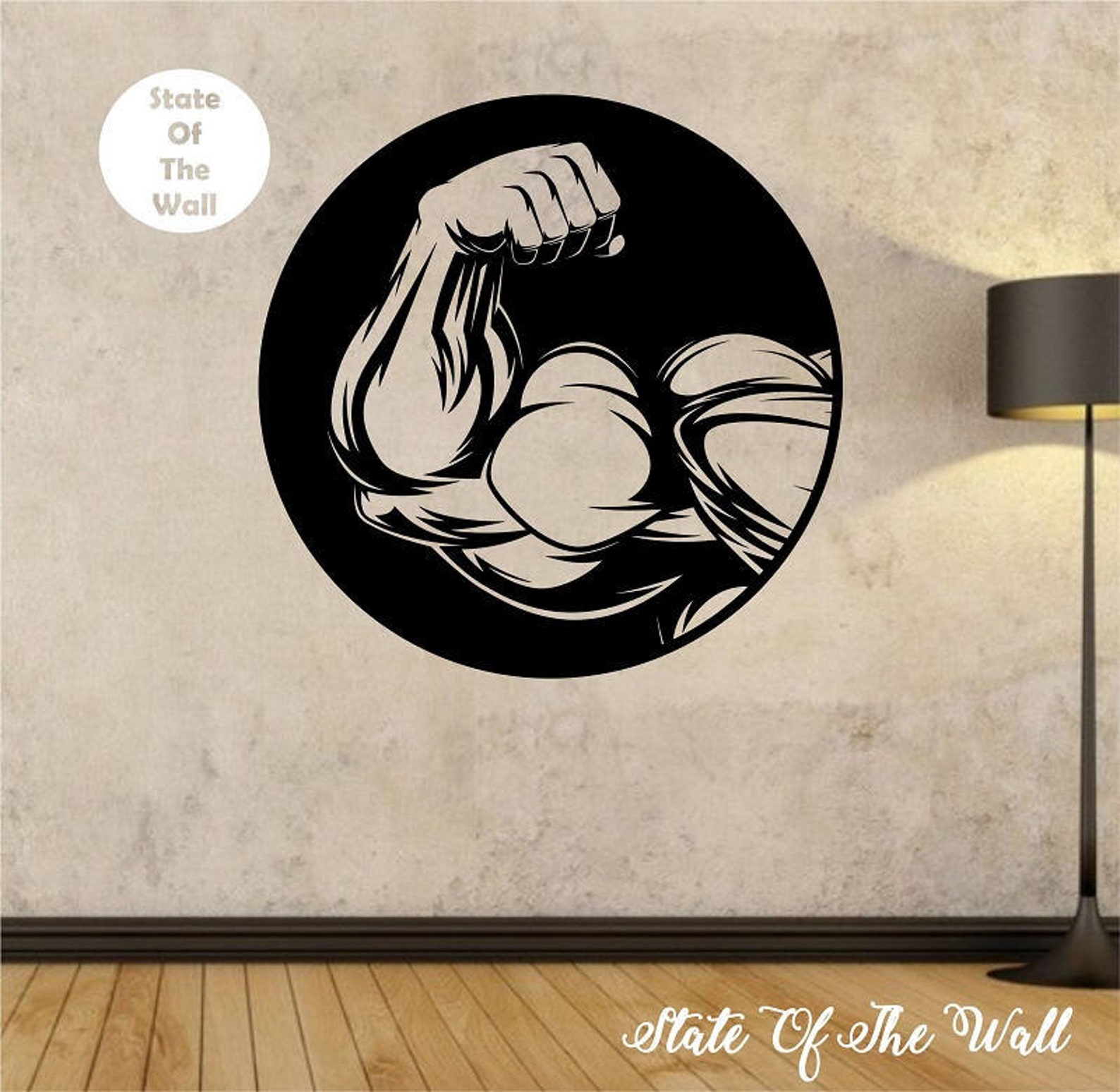 Fitness Gym Wall Decal Flex Sticker Art Decor Bedroom Design - Etsy