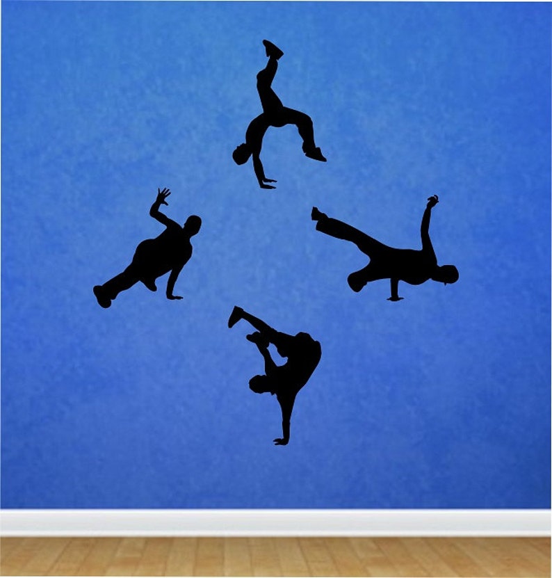 Break Dancing Wall Decal Breakers Dancers Sticker Art Decor - Etsy