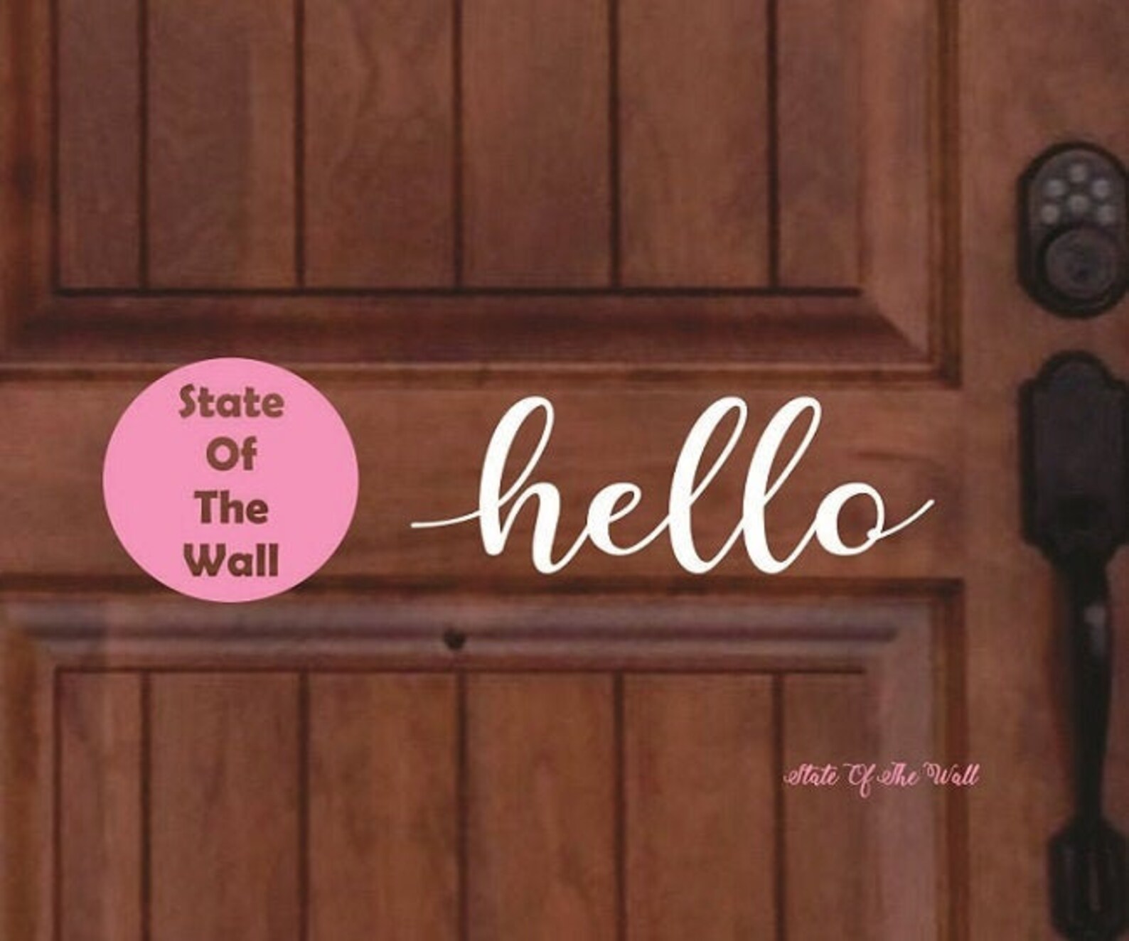 Hello Door Decal Sticker Art Decor Bedroom Design Mural Home - Etsy