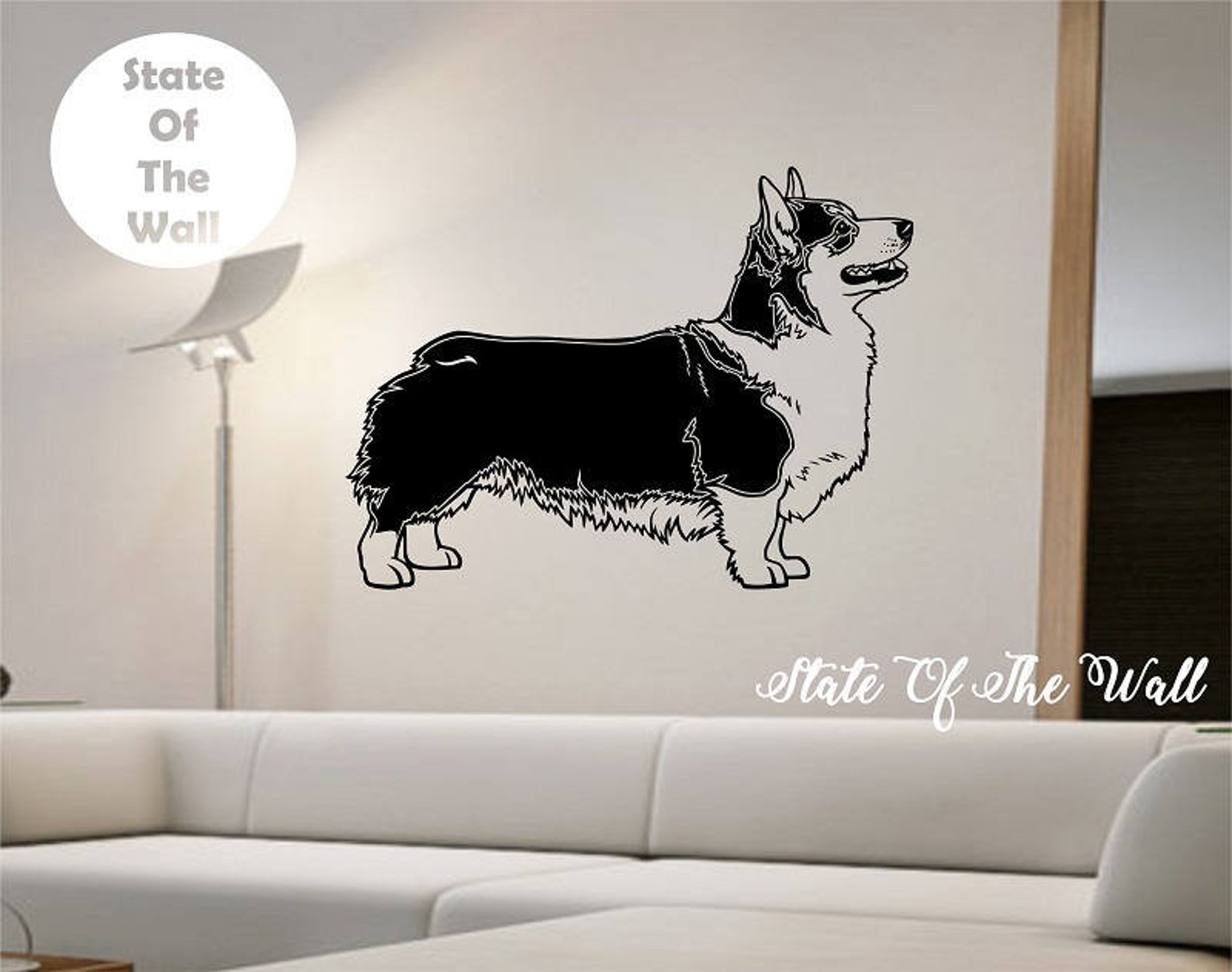 Pembroke Welsh Corgi Dog Wall Decal Sticker Art Decor Bedroom - Etsy