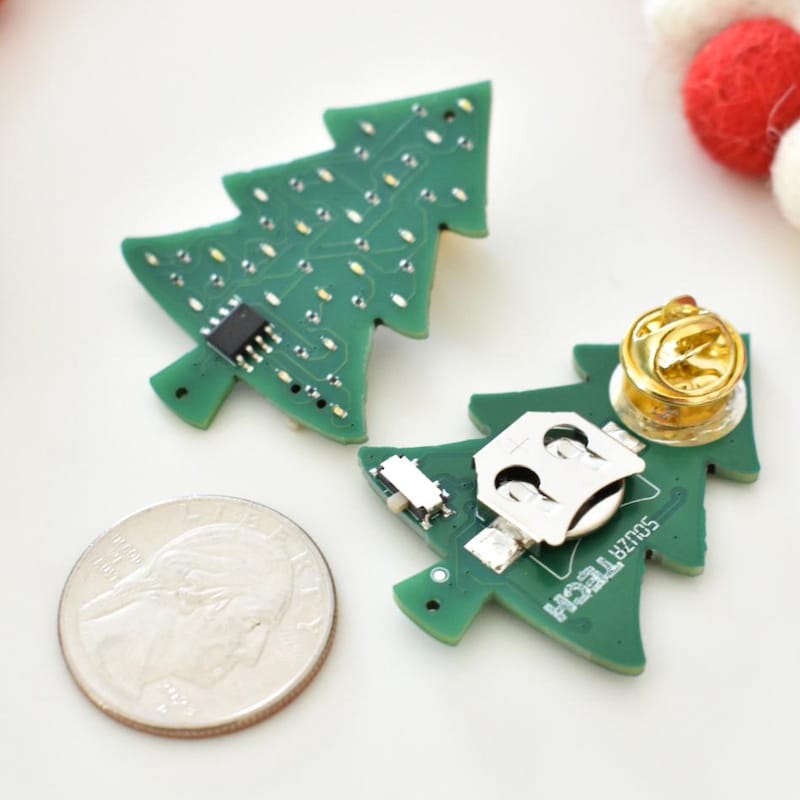 Christmas Tree Pin - Etsy