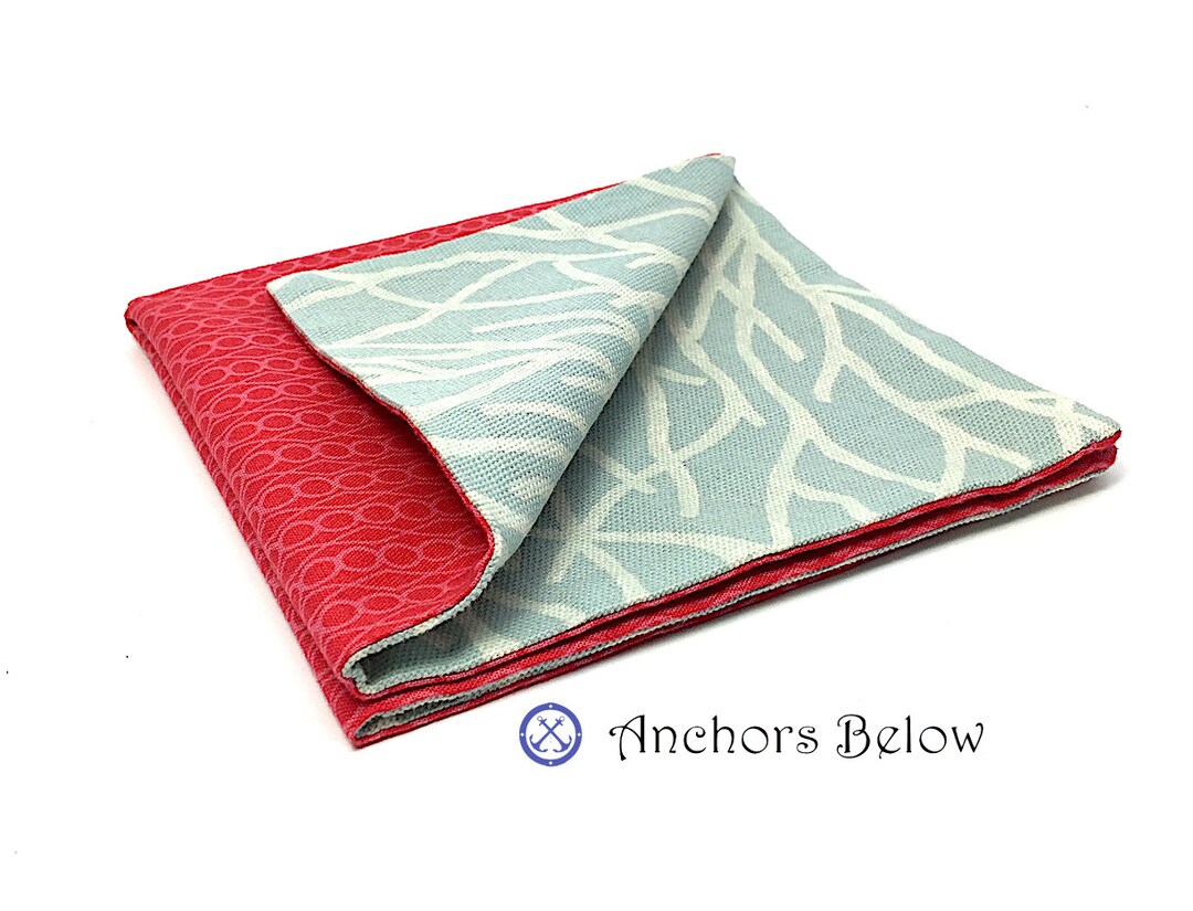 Baby Blue Pocket Square, Coral Pocket Square, Pink Pocket Square ...