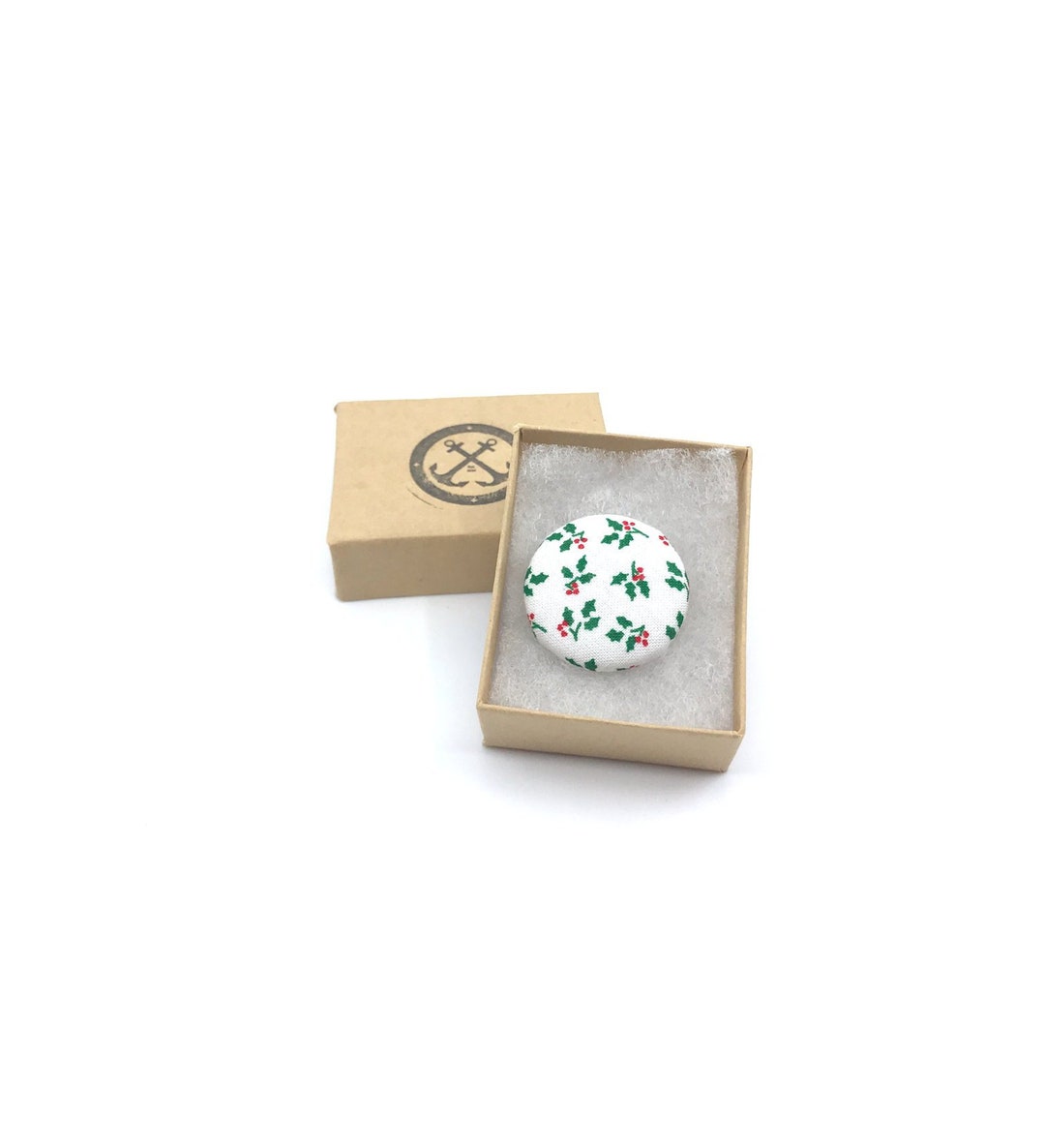 Holly Lapel Pin, Christmas Lapel Pin, Holiday Lapel Pin, Holly Berry ...