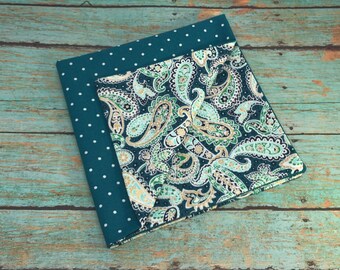Teal Pocket Square - Etsy