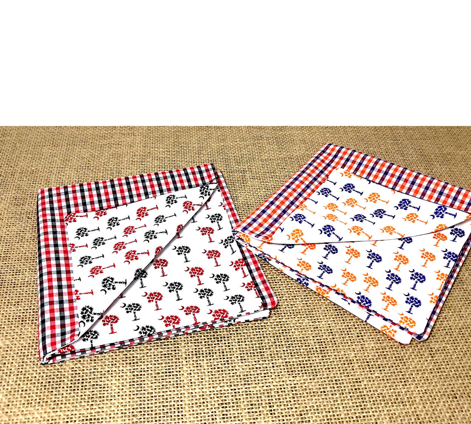 Clemson Pocket Square, Orange and Purple Pocket Square, Orange and ...