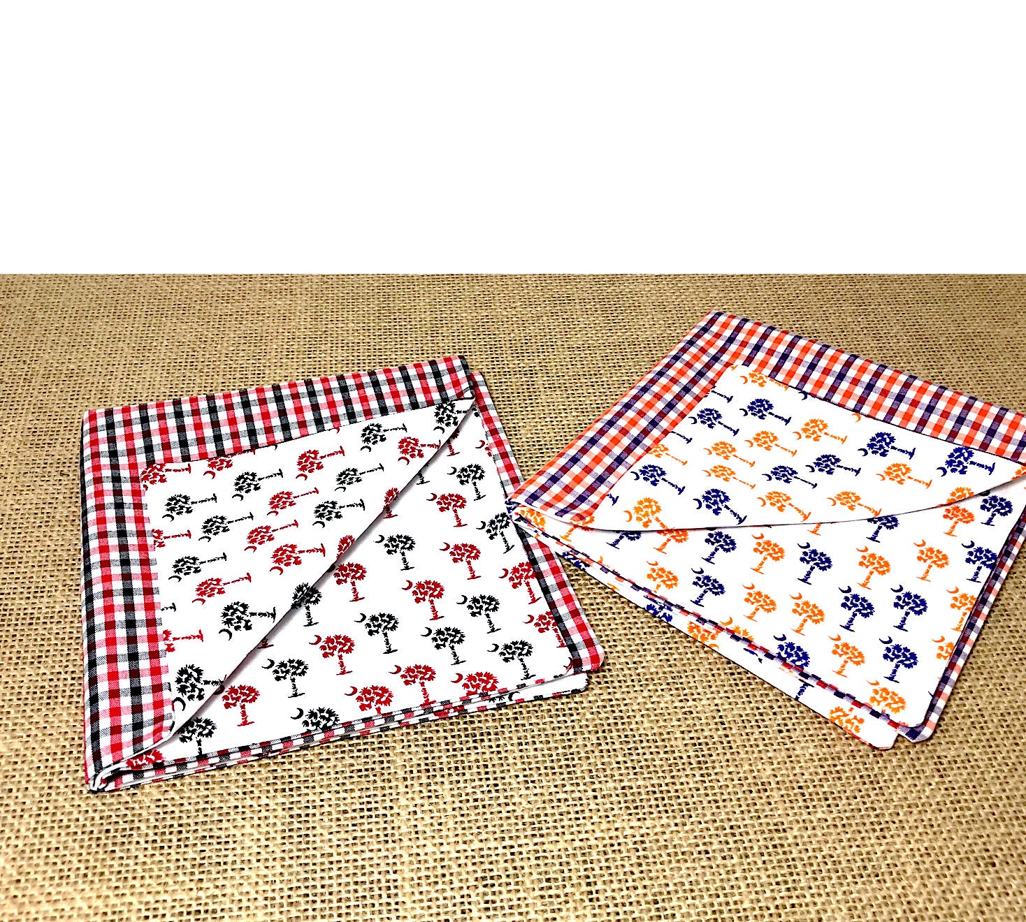 Clemson Pocket Square, Orange and Purple Pocket Square, Orange and ...