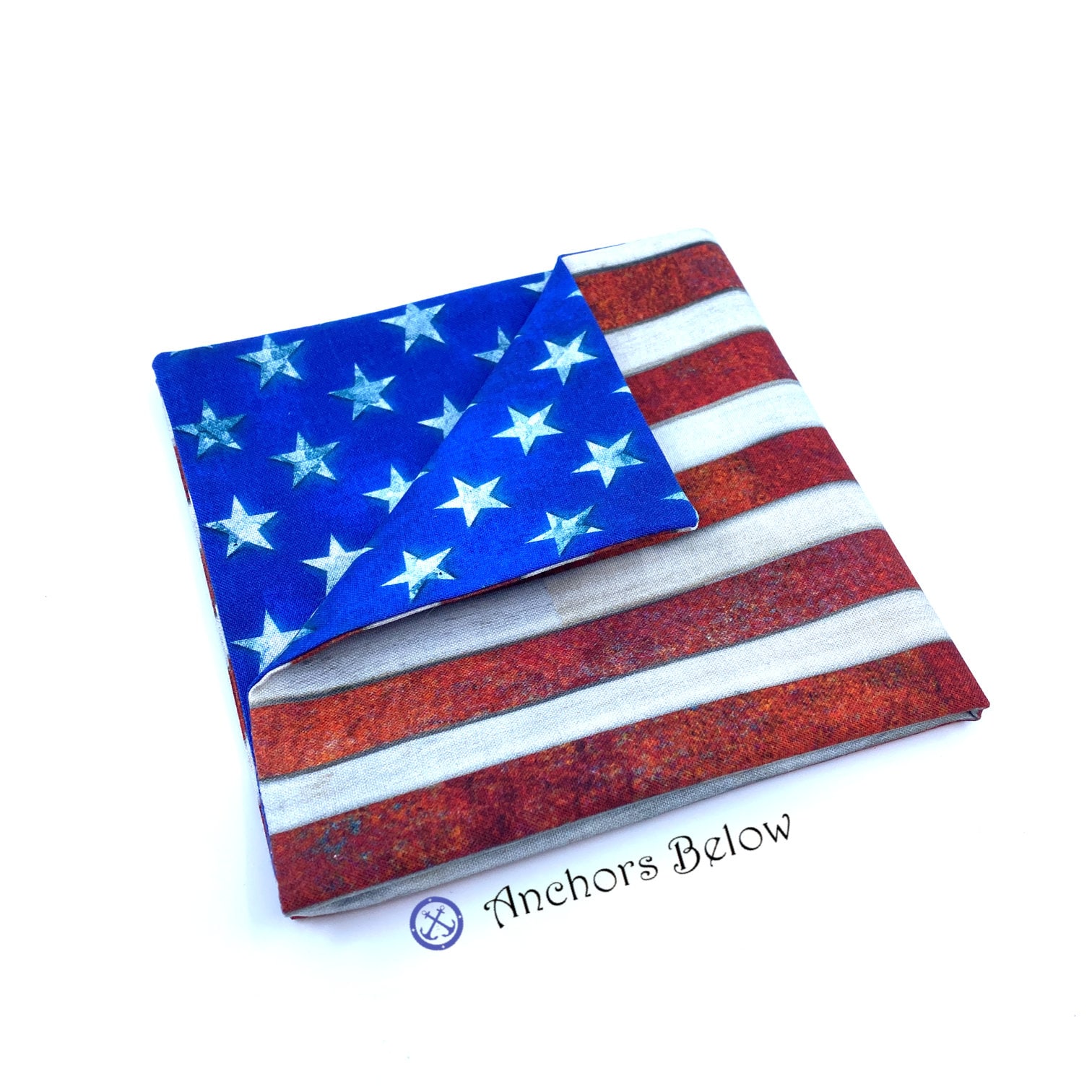 Mens Red, White and Blue Pocket Square - Etsy