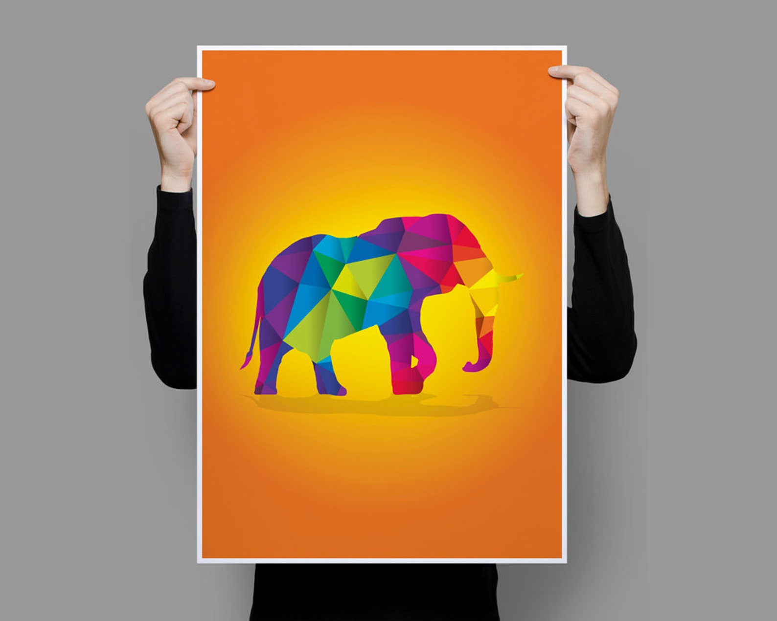 Full Collection geometric Animals Collection Art Print 4 - Etsy