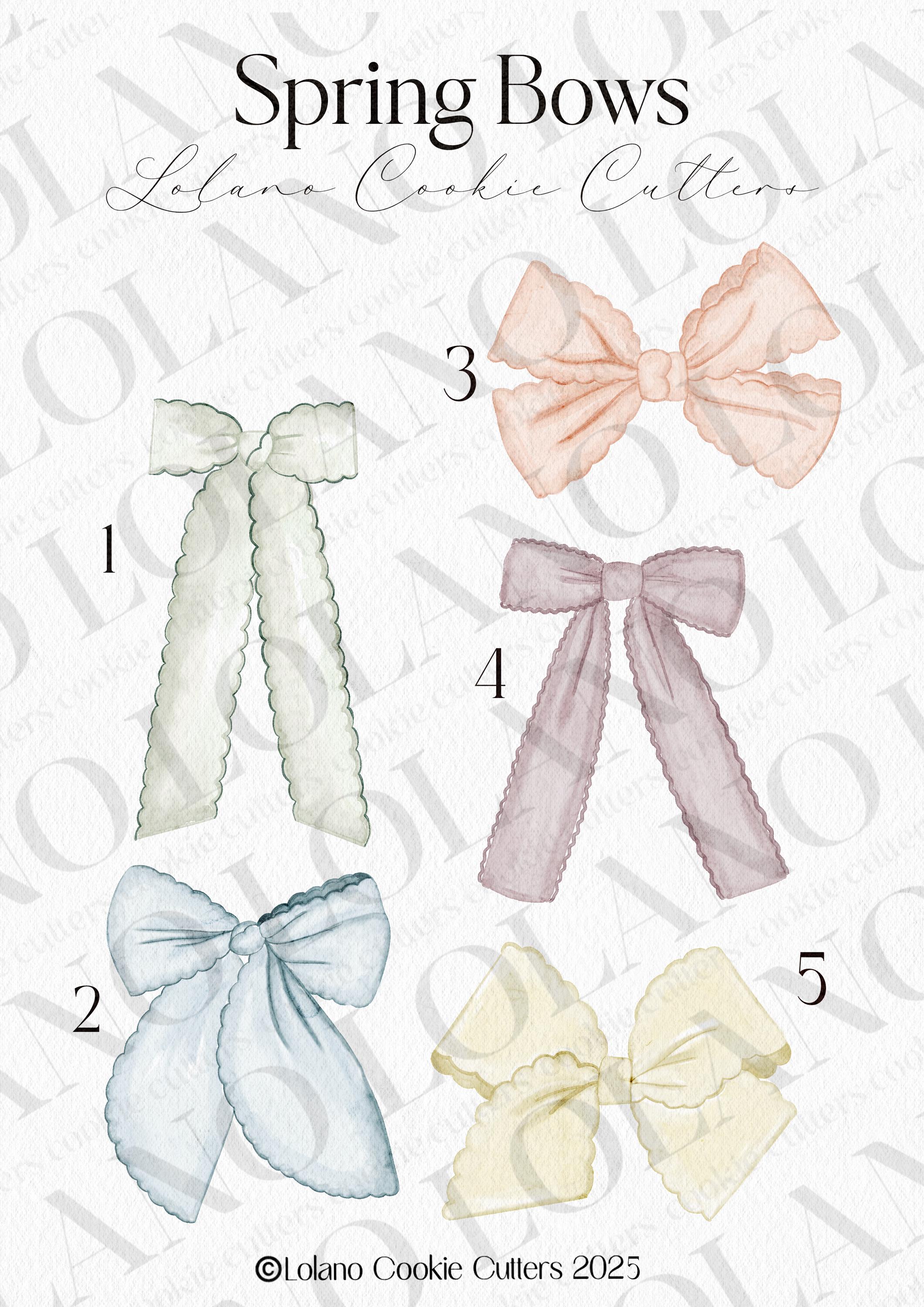 Easter Bows Cookie Cutters - Etsy