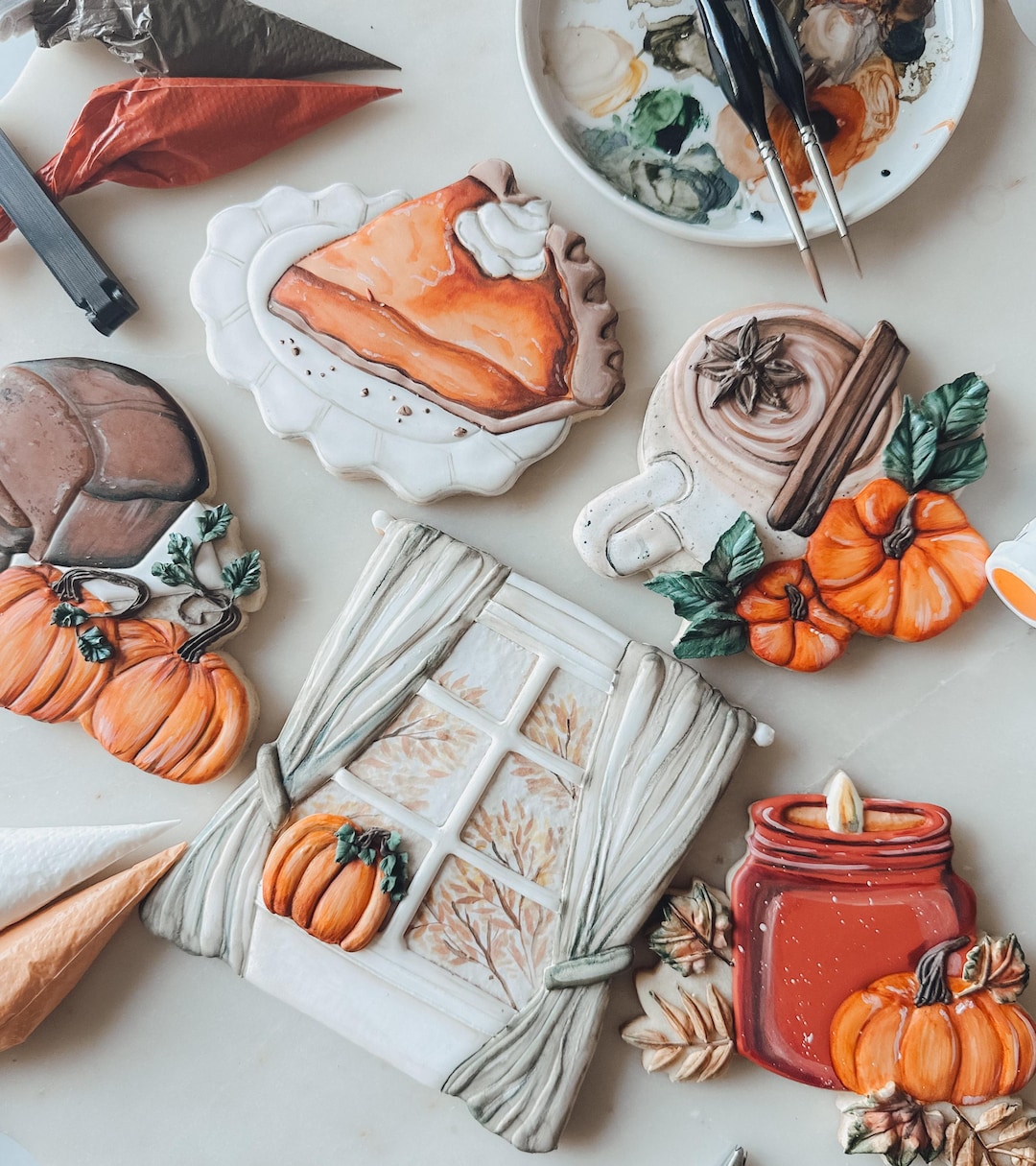 Cozy in Pumpkin Cookie Cutters - Etsy