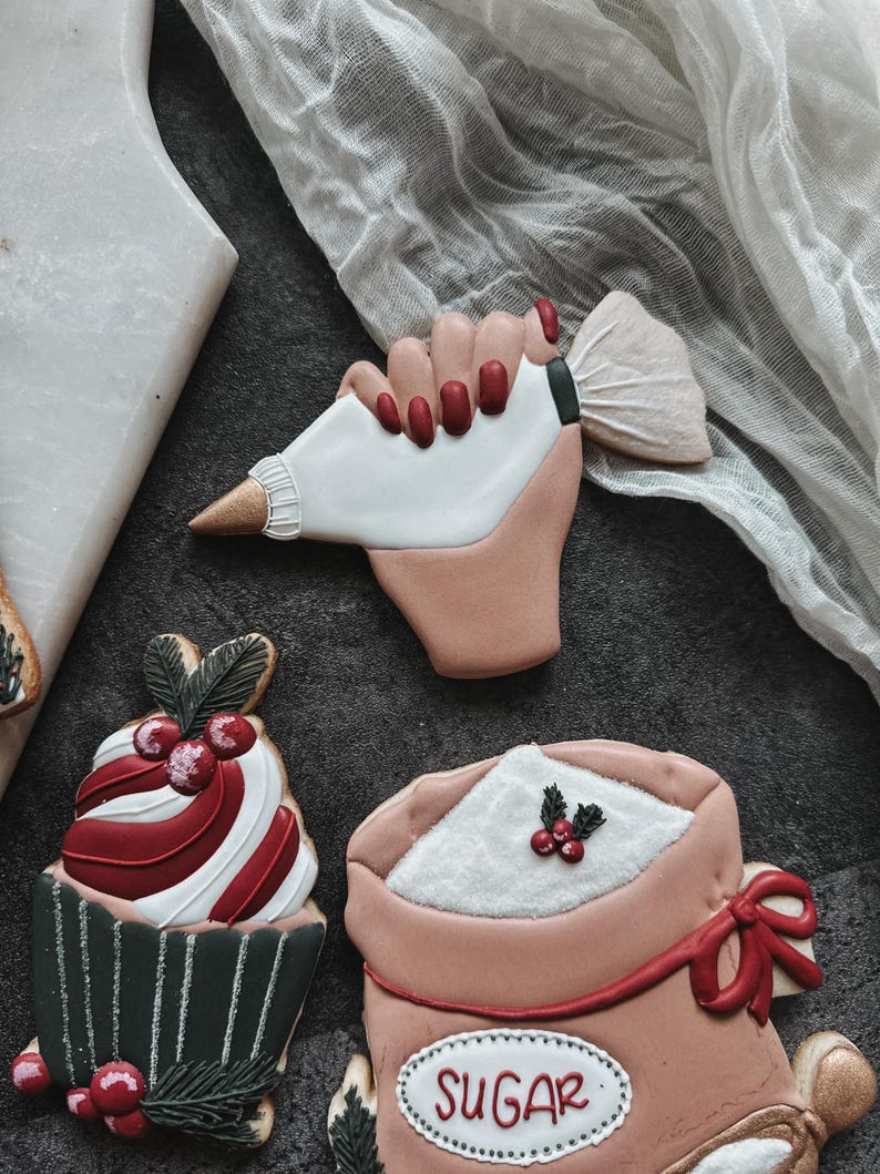 Mrs. Claus' Bake Shop Cookie Cutter Set of 6 - Etsy