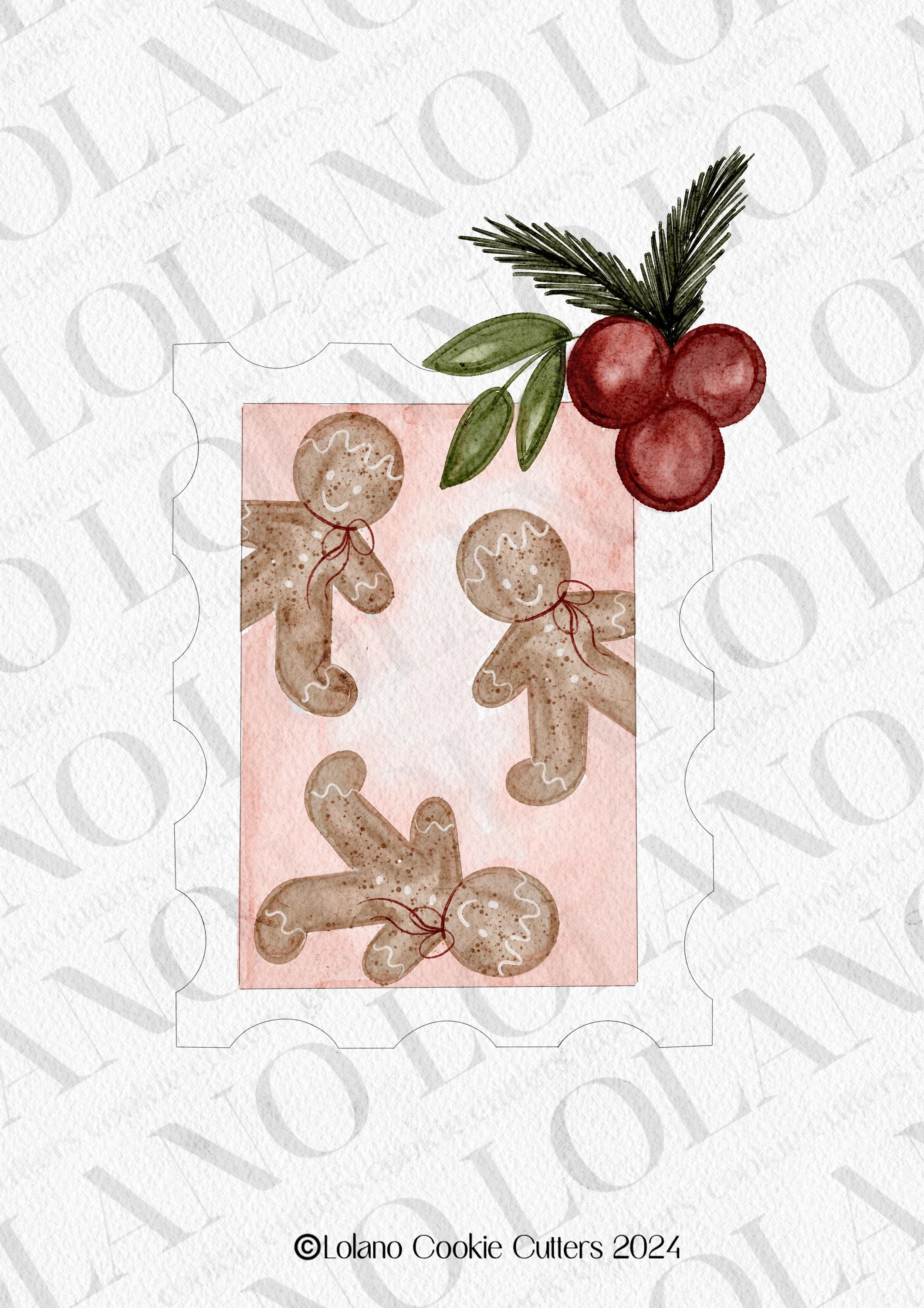 Holiday Postage Stamp Cookie Cutter - Etsy