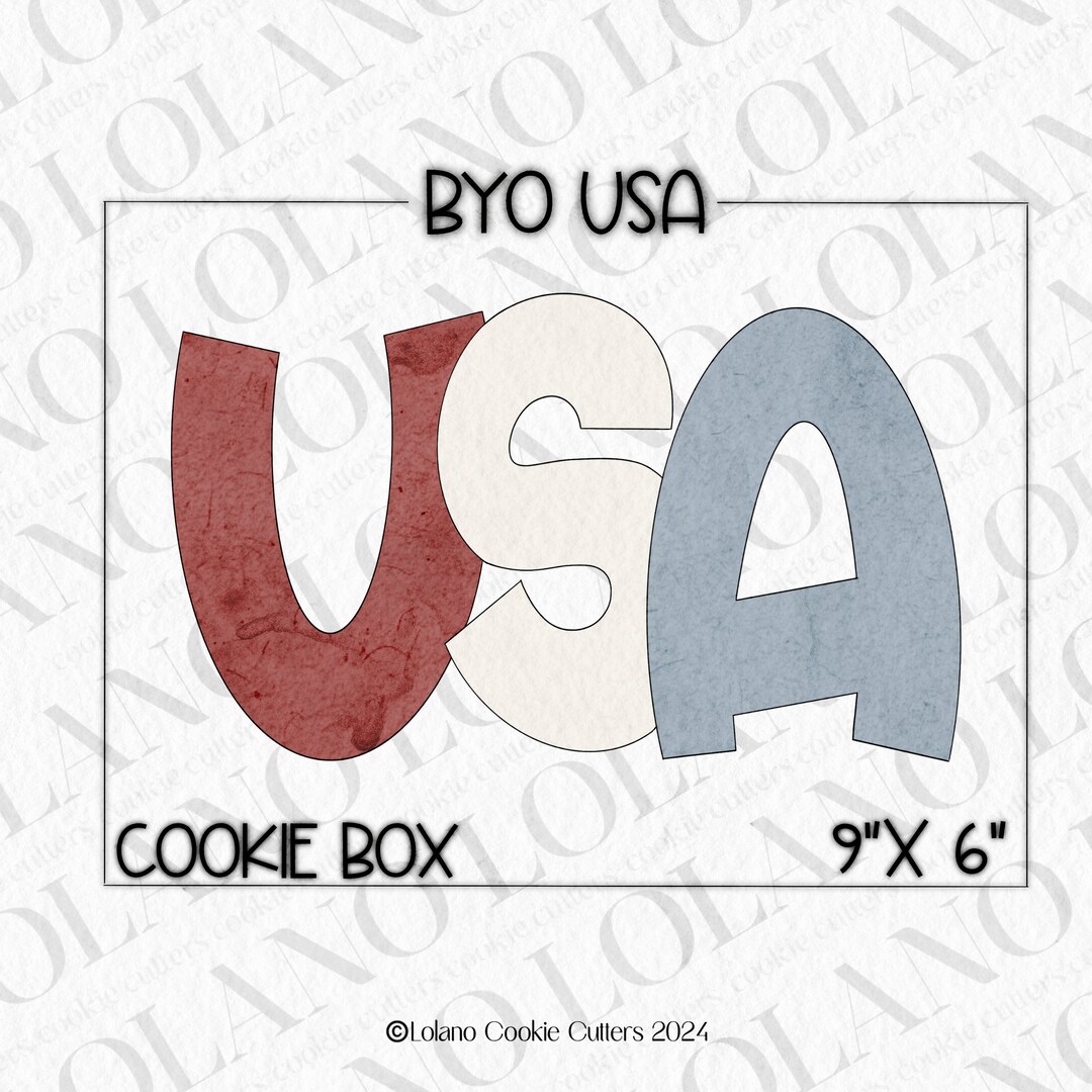 BYO USA Cookie Cutter Set of 3 - Etsy
