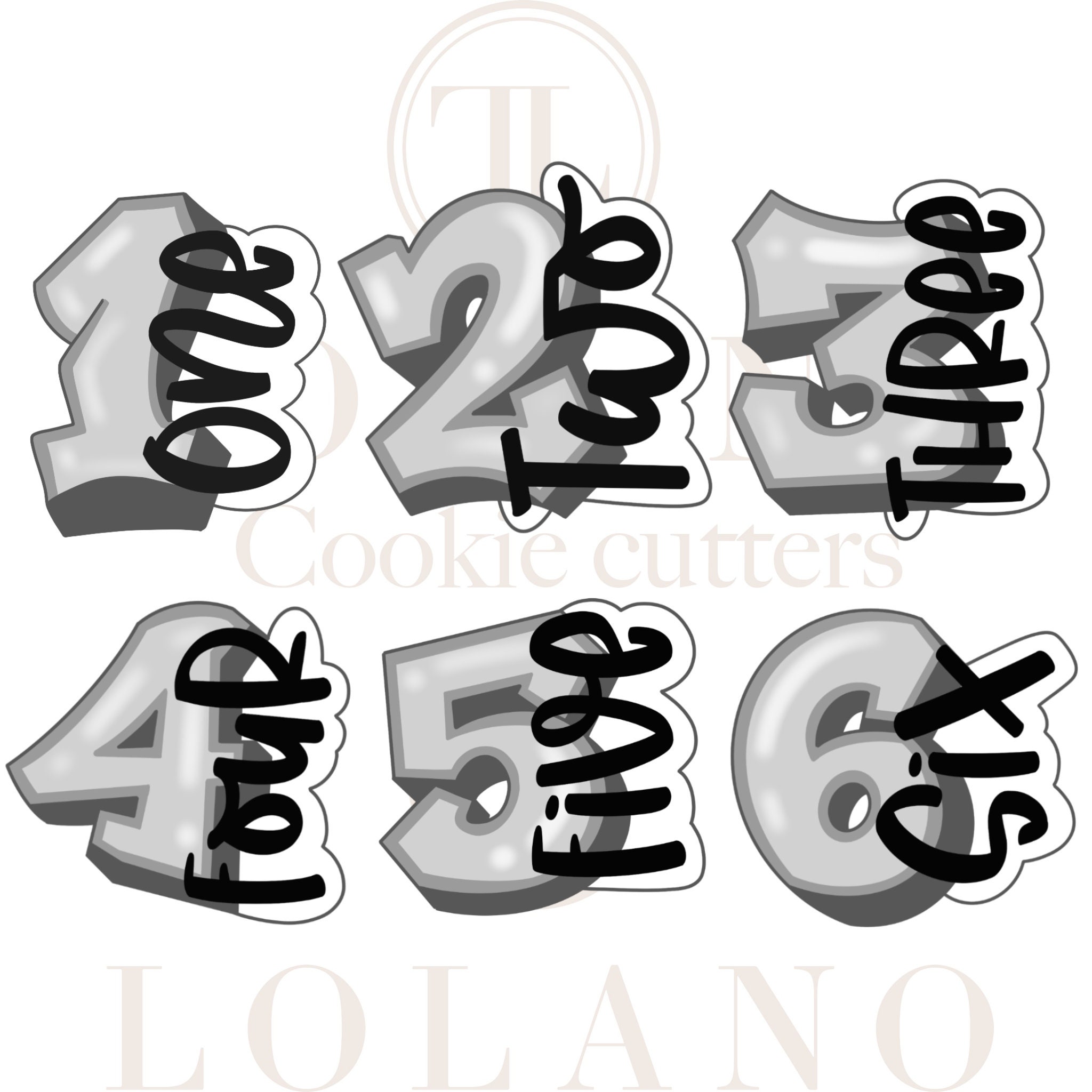 Easy Graffiti Numbers