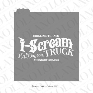 3d I-scream Truck Cookie Cutter Set of 6 - Etsy