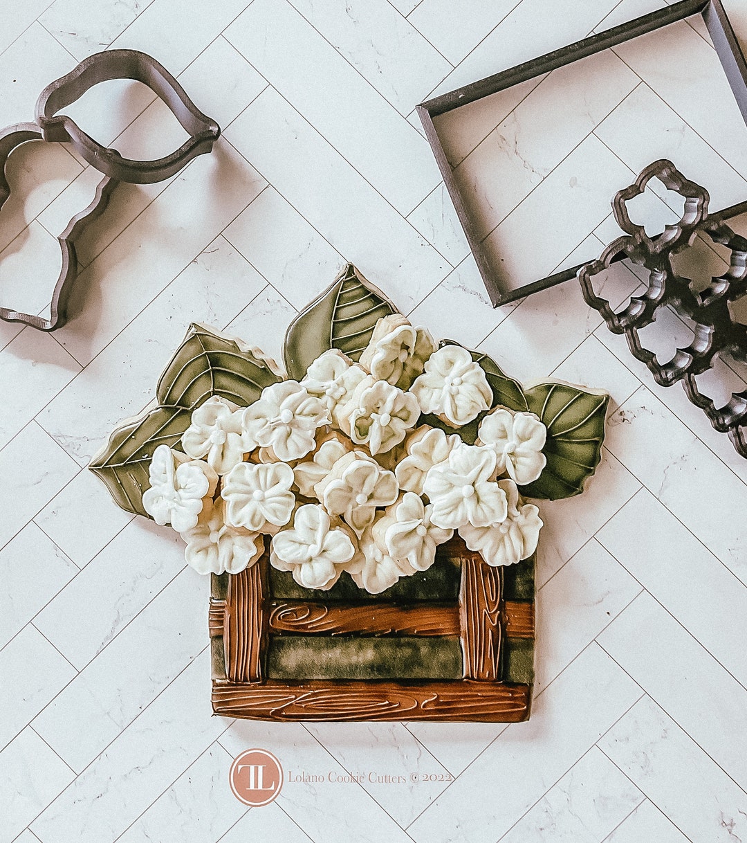 BYO Hydrangea Cookie Cutter Set of 4 - Etsy