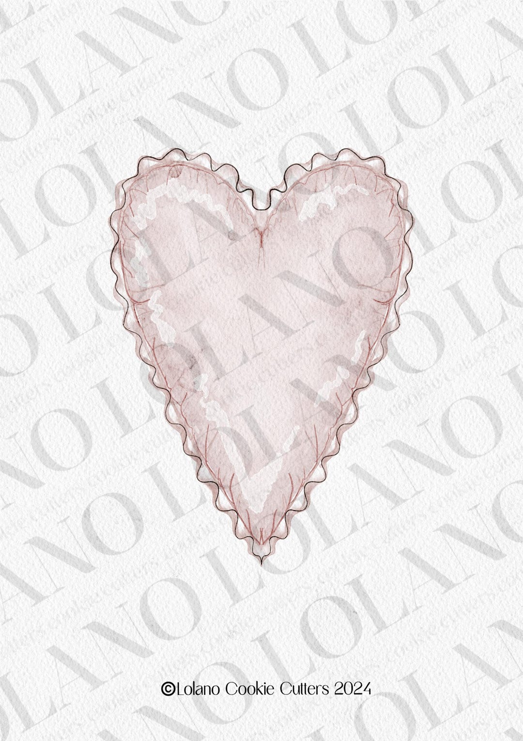 Ruffled Heart Cookie Cutter - Etsy