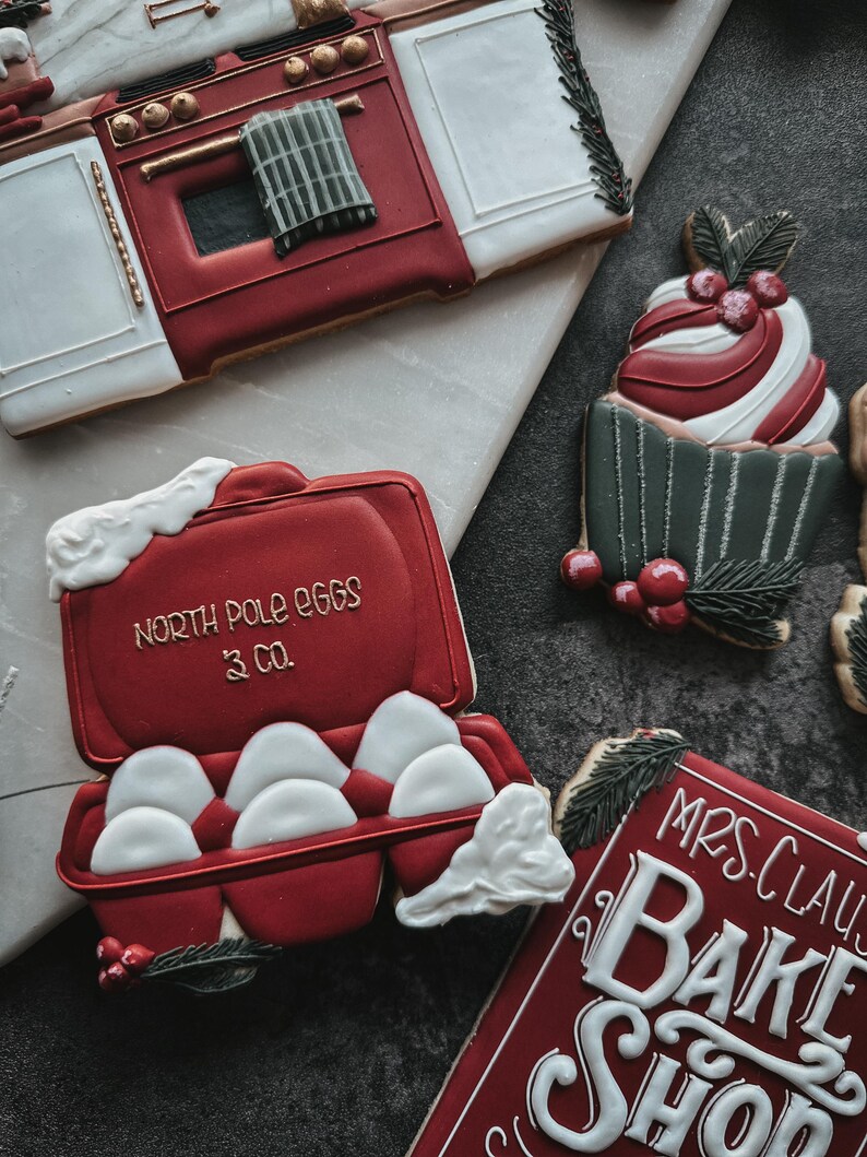 Mrs. Claus' Bake Shop Cookie Cutter Set of 6 - Etsy