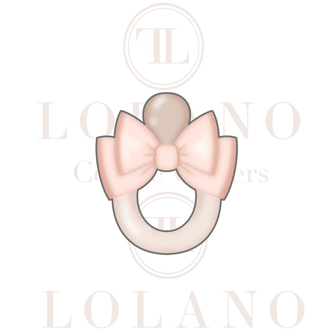 Baby Paci With Bow - Etsy