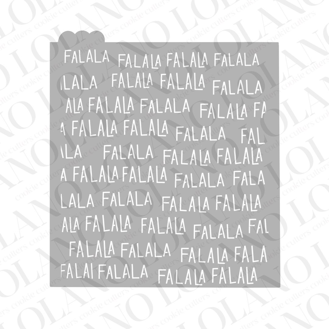 Pochoir à biscuits de Noël Falala - Etsy France