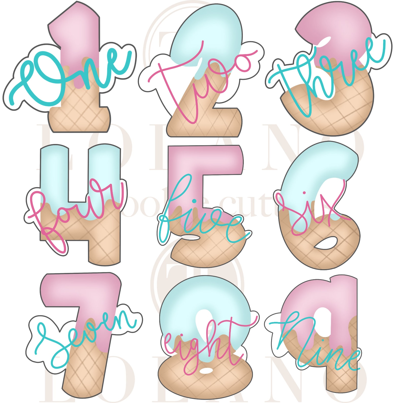 Cute Number Cookie Cutters - Etsy