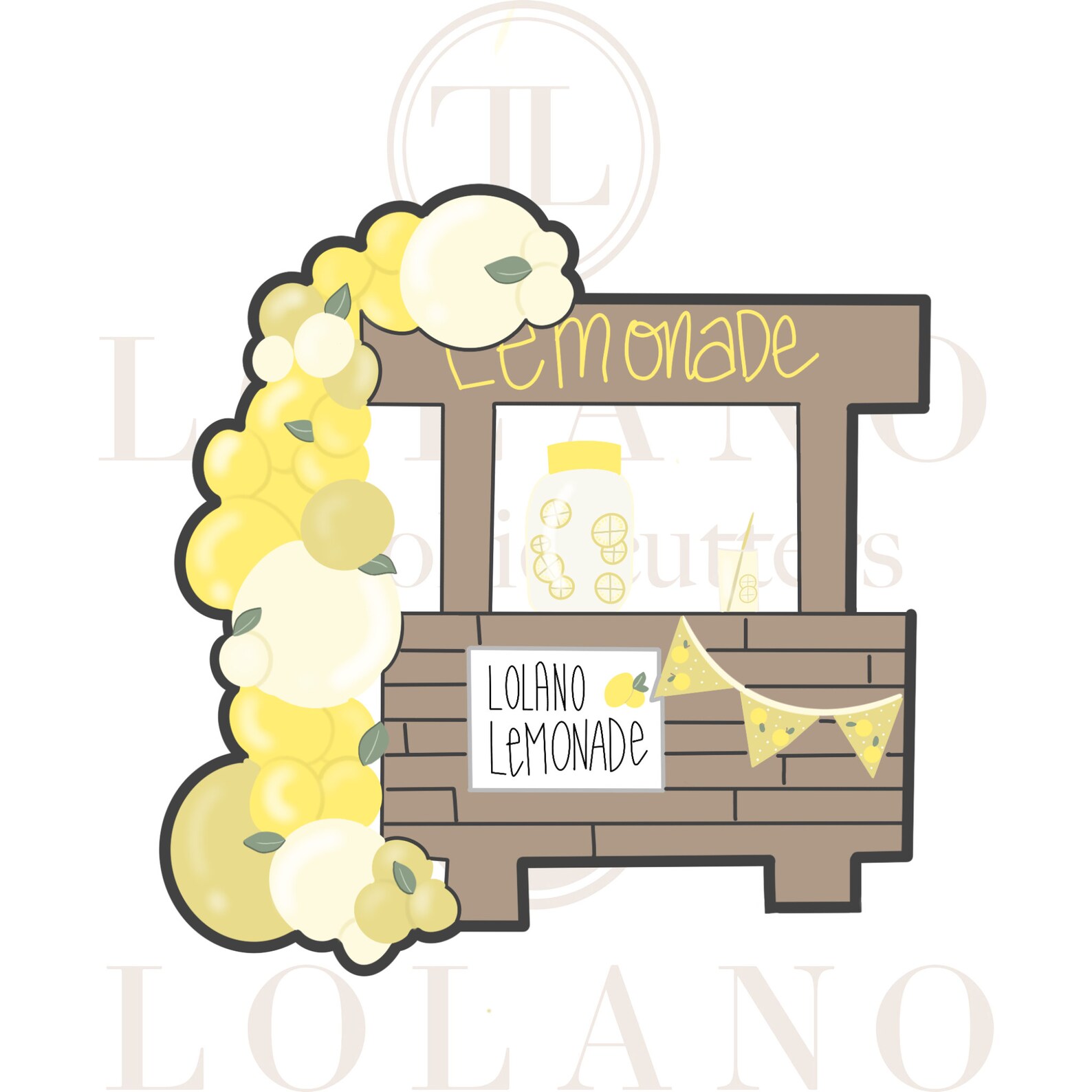 Lemonade Stand Cookie Cutter Set - Etsy