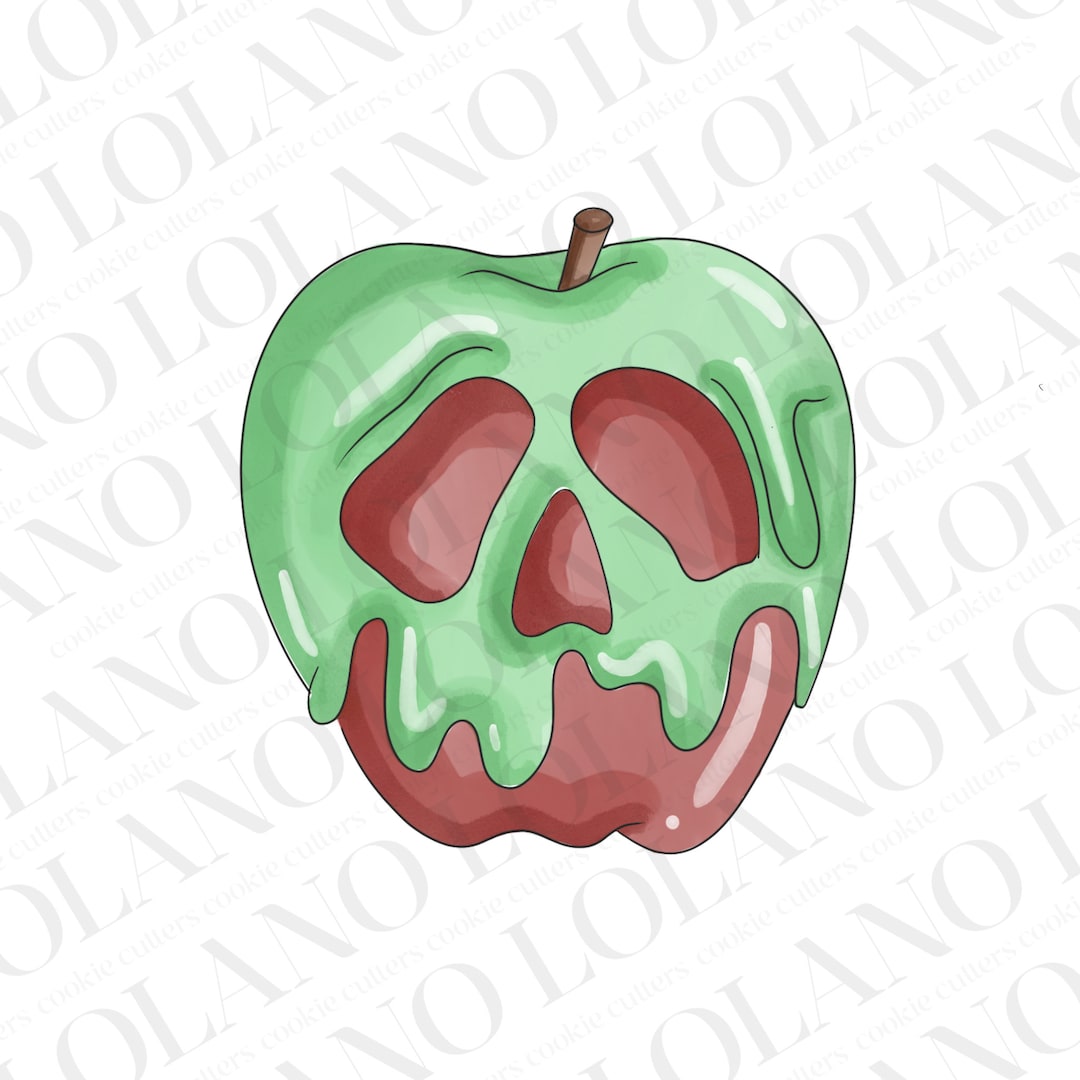Melted Apple Skull Cookie Cutter - Etsy