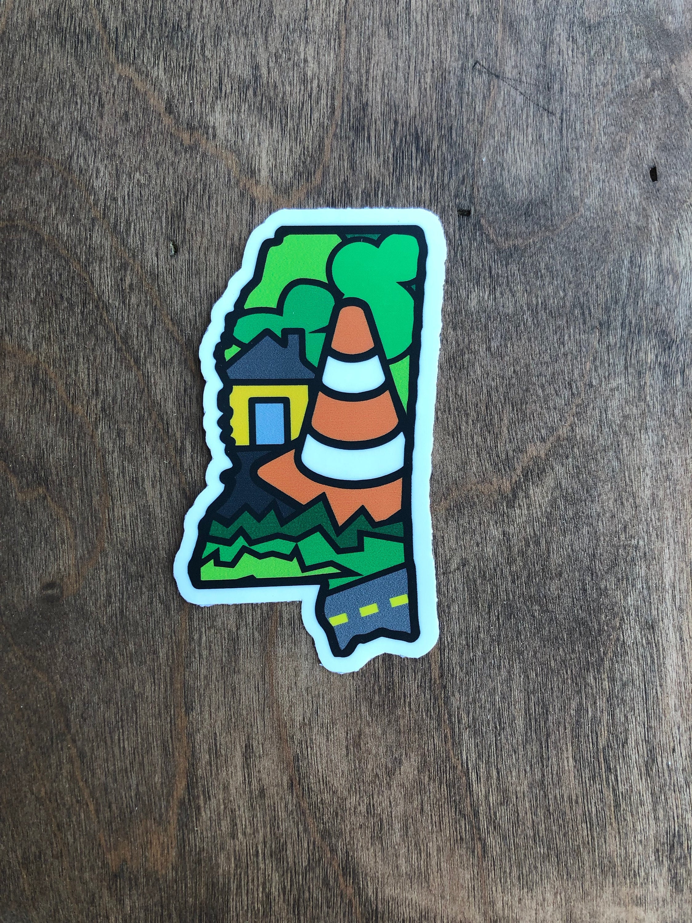 Jackson Mississippi Pothole Vinyl Decal - Etsy