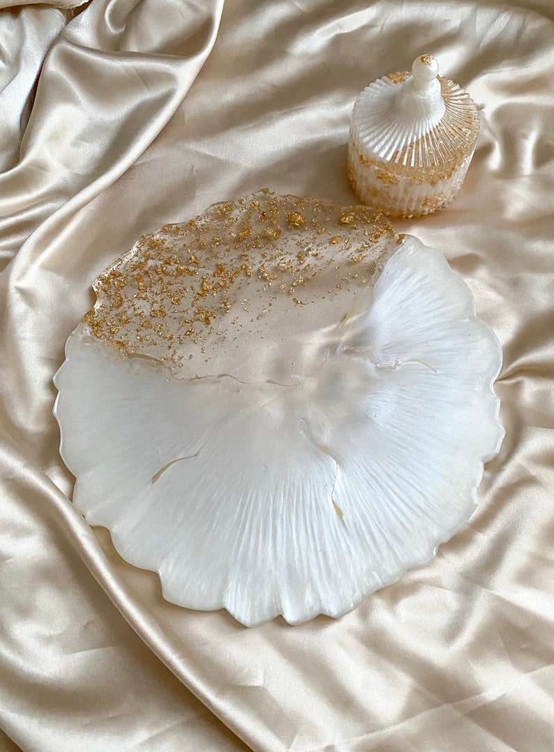 Medium Perfume Tray Set| Resin Geode Tray| Home Decor| Luxury Set|candle Tray| Bridal Gift ...