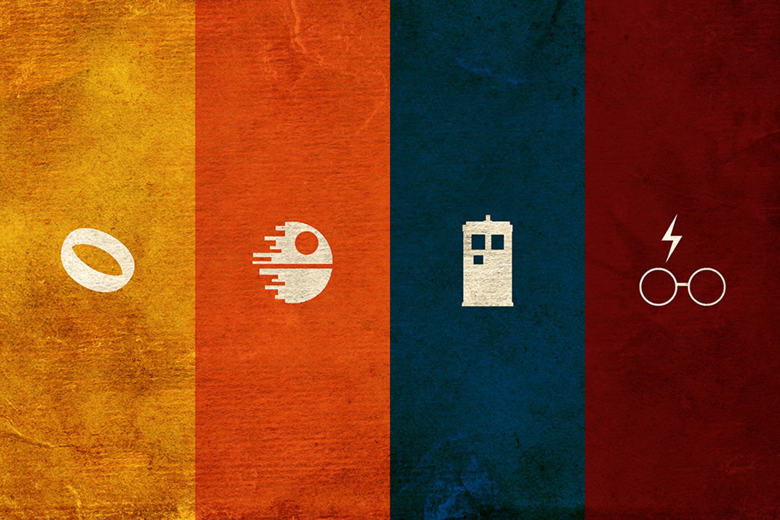 Geek Poster - Fantasy & Sci-fi Nerdy Wall Art - Minimalist Wall Art ...