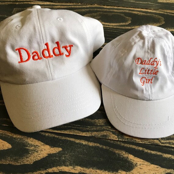 Daddys Girl Dad & Daughter Matching Cap Hat Set Cap Gift for | Etsy