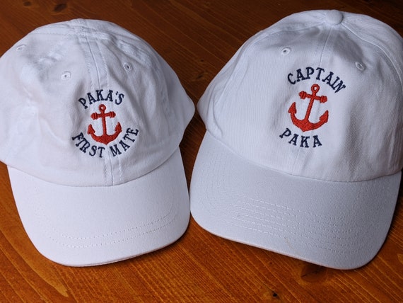 FIRST MATE Baseball Matching Cap Hat Custom Made Sailor Cap - Etsy