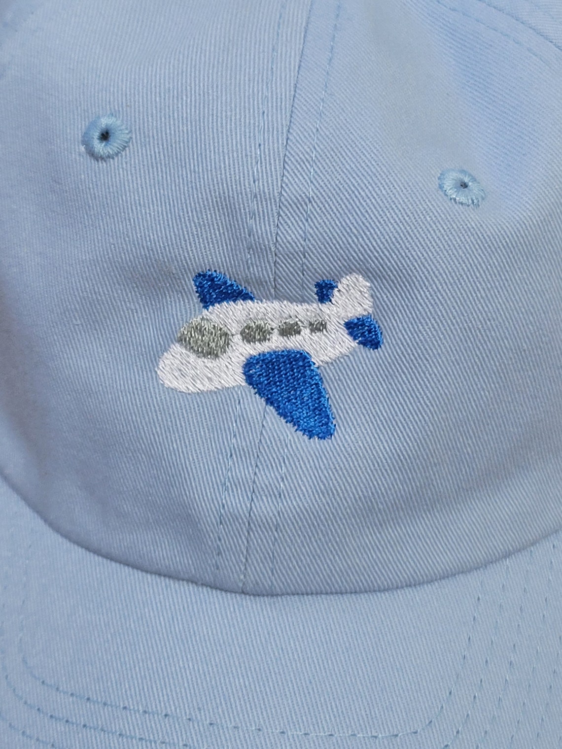 Custom Embroidered Kids Airplane Cap Hat, Personalized Infant Toddler ...