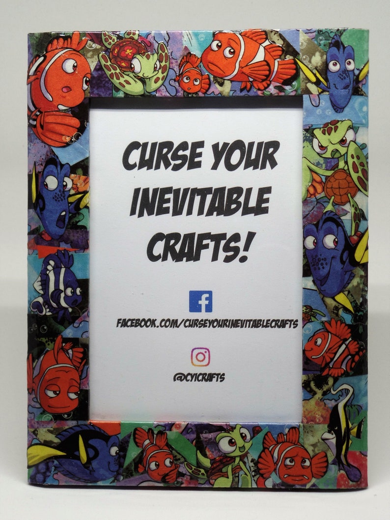 Finding Nemo Comic Book Decoupage 4x6 Picture Frame - Etsy
