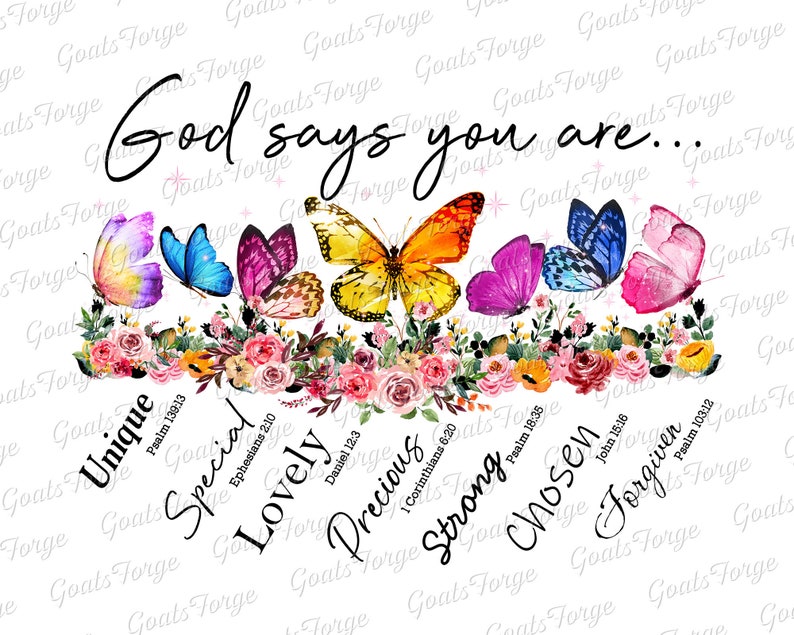 God says you are Butterfly Png Lovely Colorful Butterfly Png | Etsy God says you are Butterfly Png Lovely Colorful Butterfly Png | Etsy