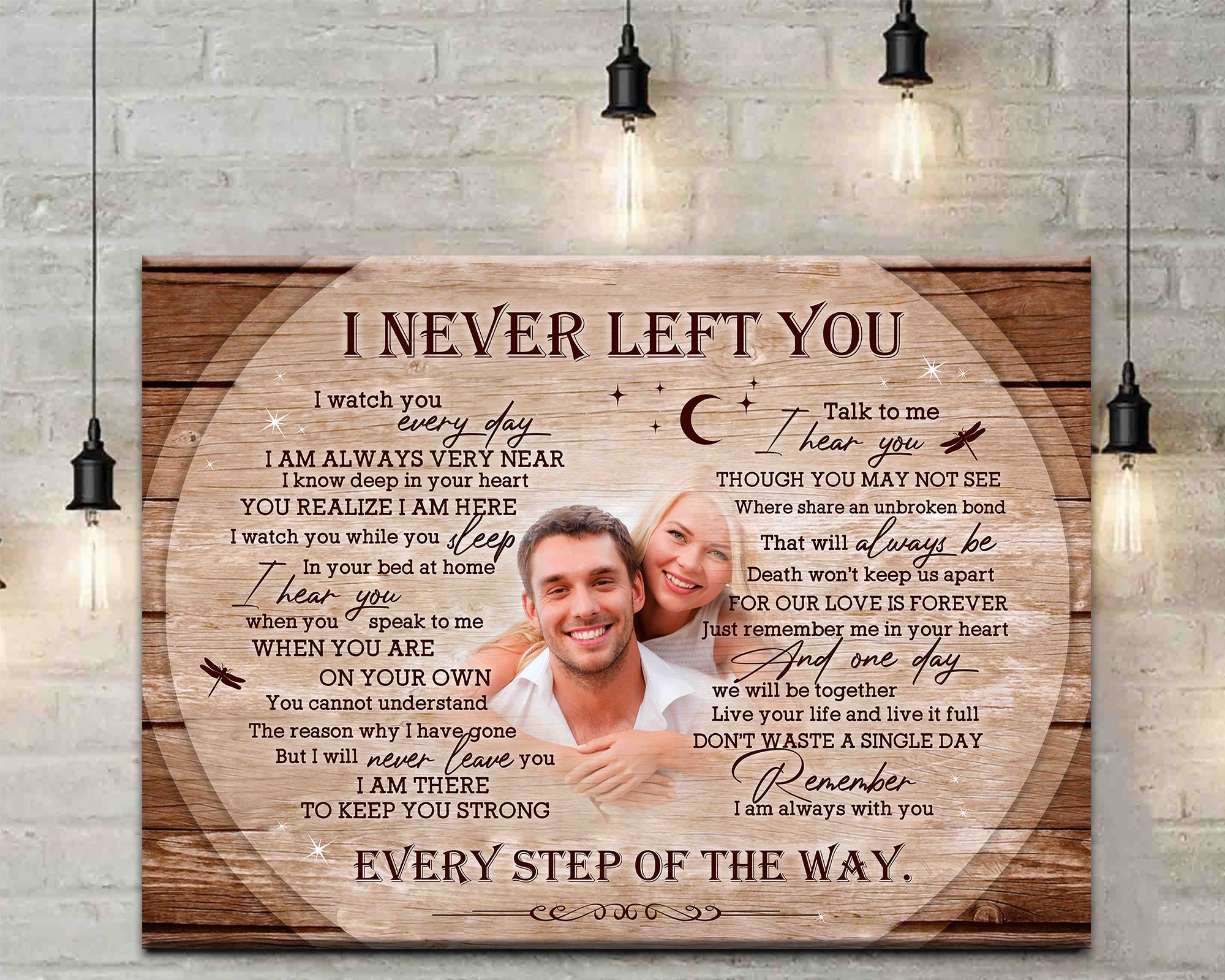 Personalized I Never Left You Canvas Custom Photo Wall Art Etsy personalized-i-never-left-you-canvas-custom-photo-wall-art-etsy