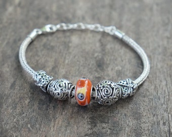 Bali silver bracelet | Etsy