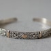 Bali Silver Bracelet | Bali Silver Bangle With Accents Gold 18 K | Best ...