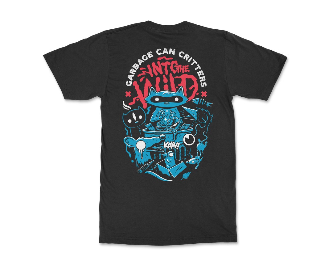 Garbage Can Critters Into the Wild Tee | Cute Animal Tee | Funny Animal ...