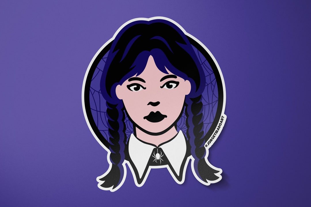 Wednesday Sticker - Etsy