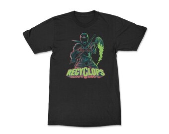 Earth Day Recyclops & His Cold Robot Heart Unisex Jersey Short Sleeve ...