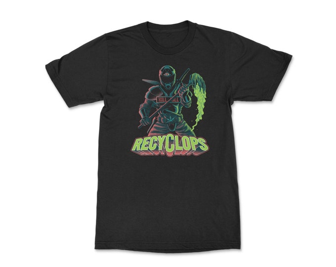Earth Day Recyclops & His Cold Robot Heart Unisex Jersey Short Sleeve ...