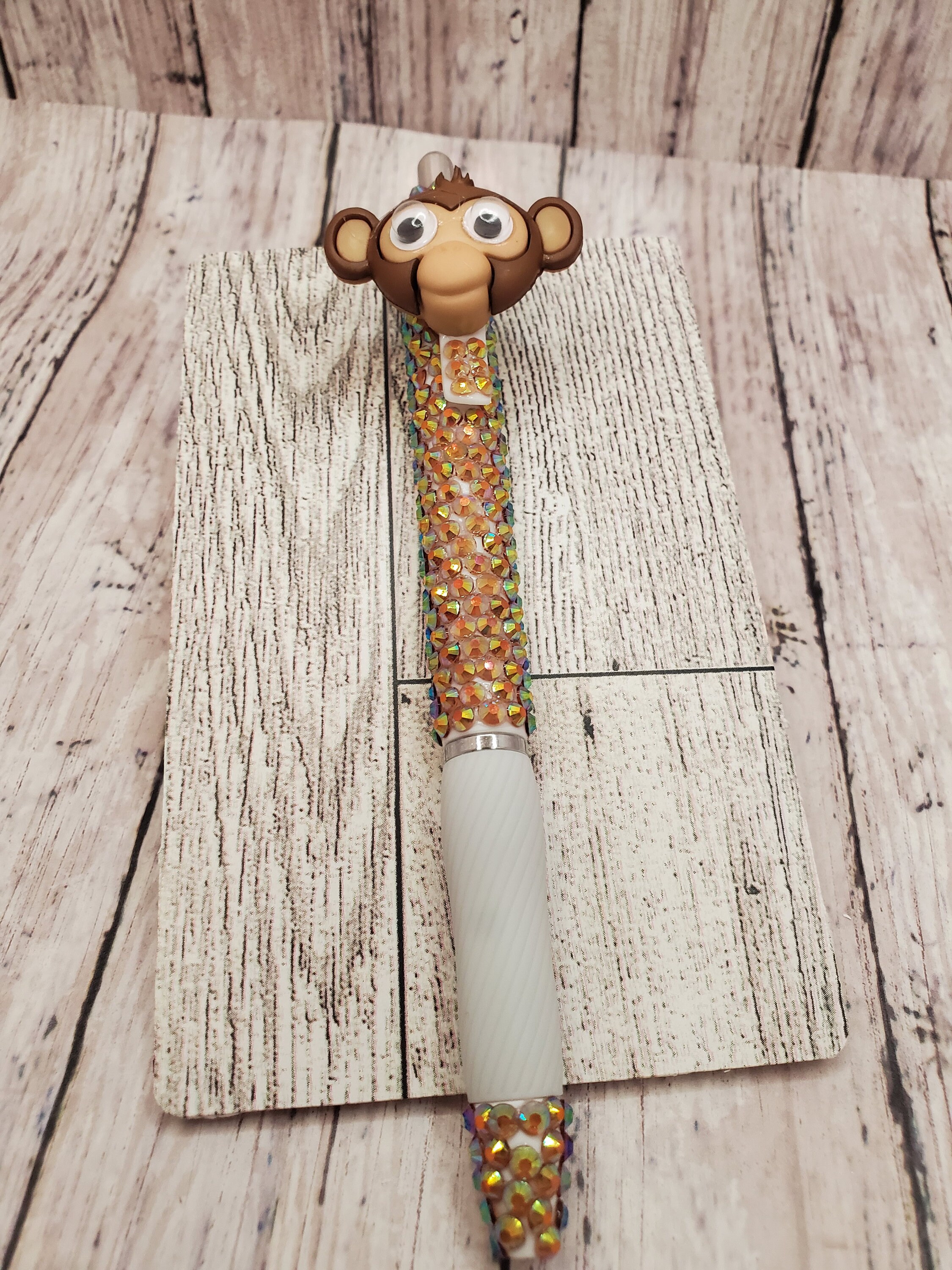 Monkey Rhinestone Pen, Zoo Animal Pen, Rhinestone Pen, Zoo Animal ...
