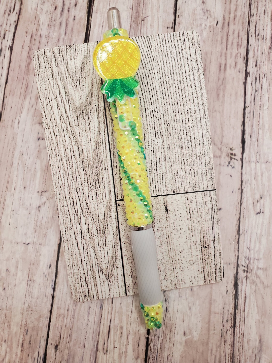 Pineapple Rhinestone Pen, Pineapple Pen, Rhinestone Pen, Fruit ...